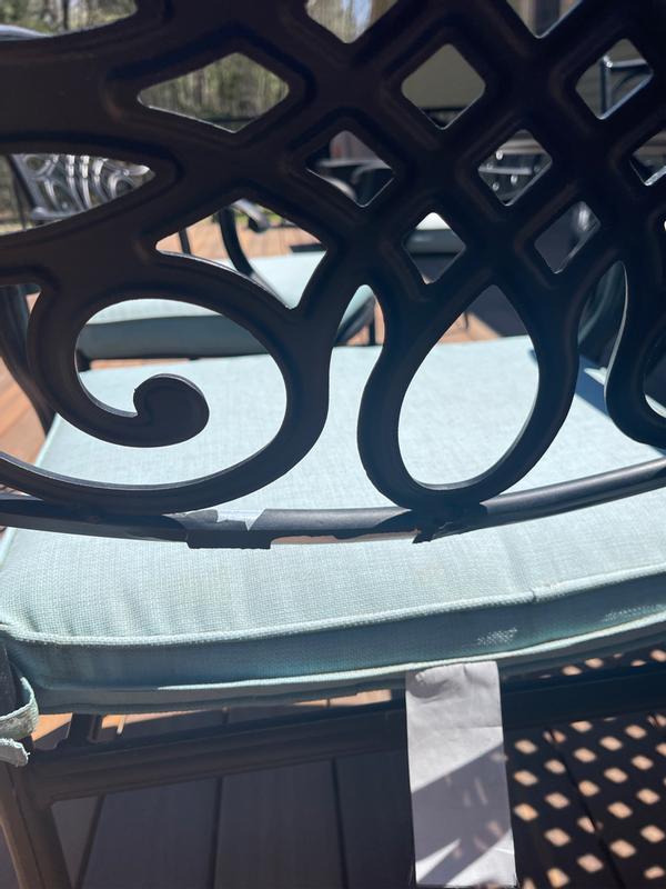 Hanover Traditions 10 -Piece Bronze Patio Dining Set Aluminum Rectangle ...