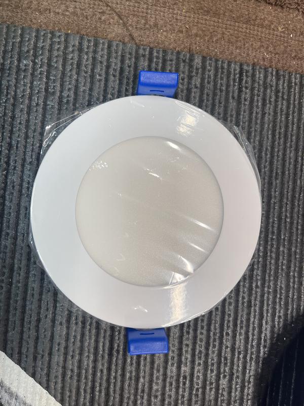 WYZM Indoor White 5-in or 6-in 1050-Lumen Switchable Round Dimmable LED ...