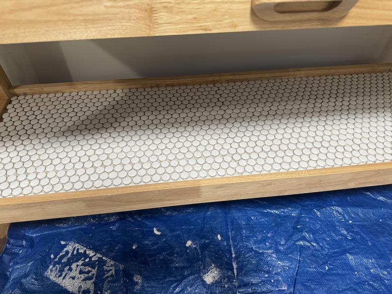 Satori Hudson Mist 12-in x 12-in Matte Porcelain Penny Round Wall Tile ...