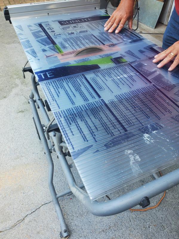 Sunlite 4-ft x 4-ft Corrugated Clear Polycarbonate plastic Roof Panel 5 ...