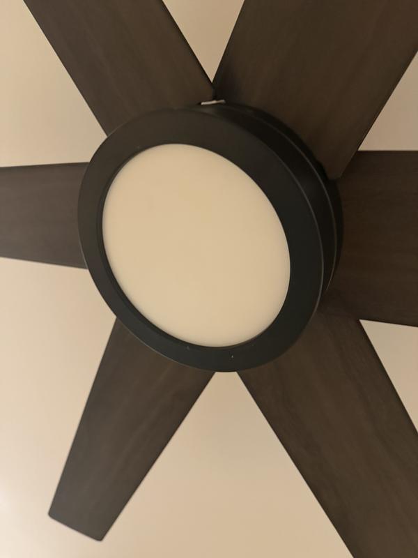 Harbor Breeze Copperleaf Easy2hang 52-in Brushed Gold with Black/Dark ...