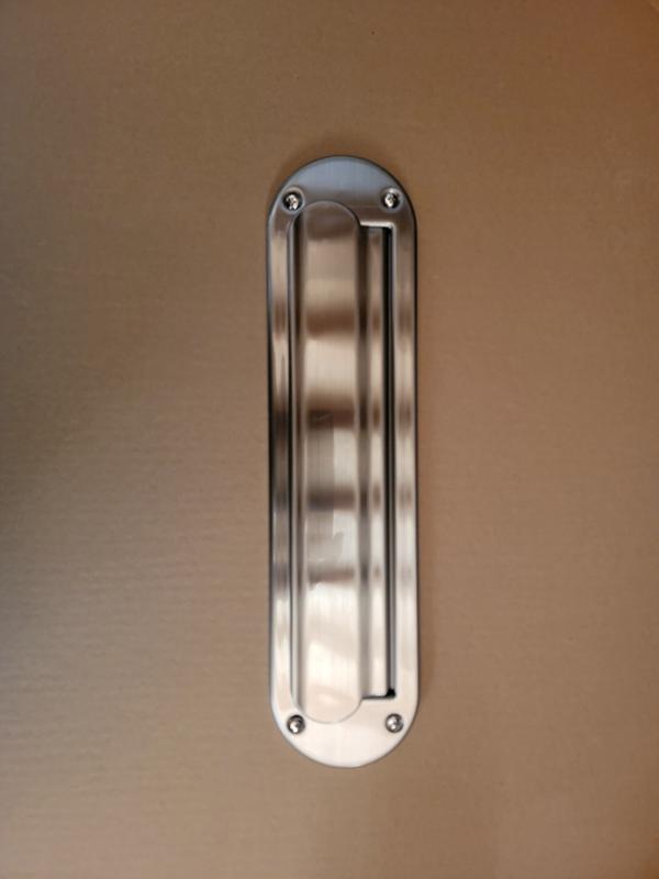 Franklin Brass Brushed Gold Mail Slot (Mounting Hardware Included) in ...