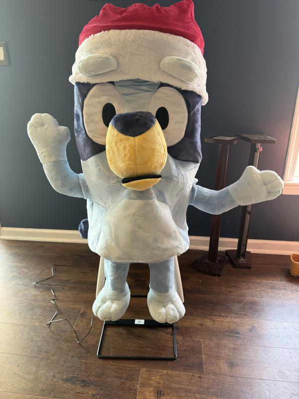 Bluey 4-ft Bluey Musical Animatronic Decoration in the Christmas Decor ...