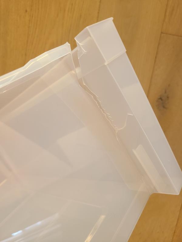 IRIS 2-Pack 3-Drawers Black/Clear Stackable Plastic Storage Drawer 23 ...
