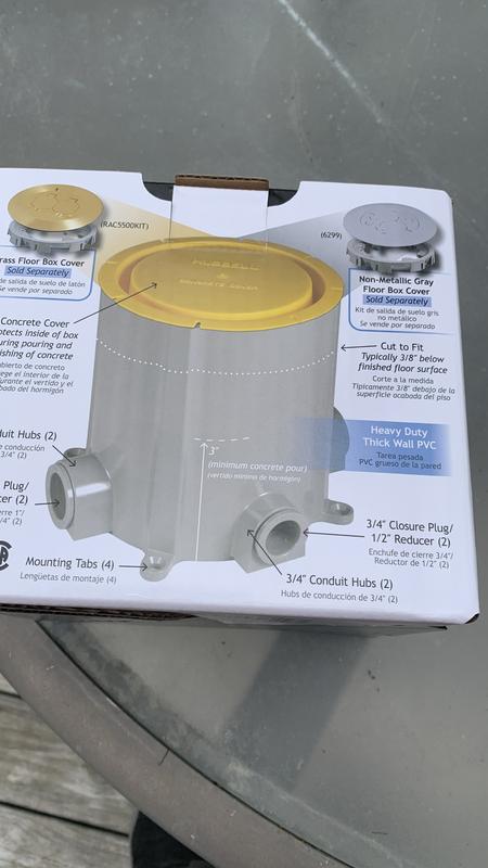 Hubbell RACO Plastic New Work Round Electrical Box 5511 at Lowes.com