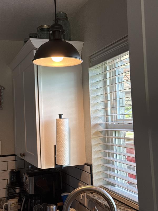 LNC Resplandor 1 -Light Matte White and Electroplated Copper Mid ...