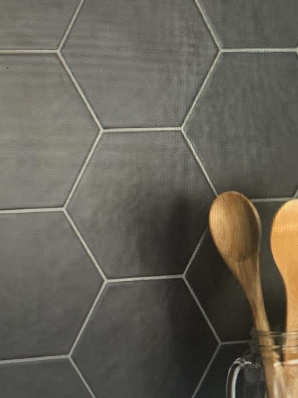 Affinity Tile Hexatile Matte Blanco 7-in x 8-in Matte Porcelain Floor ...
