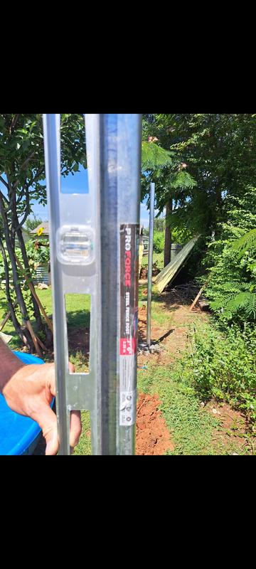 Proforce 7-1/2-ft H x 3-in W Galvanized Galvanized Steel Fence Post in ...