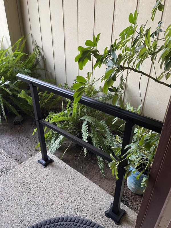 VEVOR 35.24-in x 35.83-in Black Finished Aluminum Interior/Exterior ...