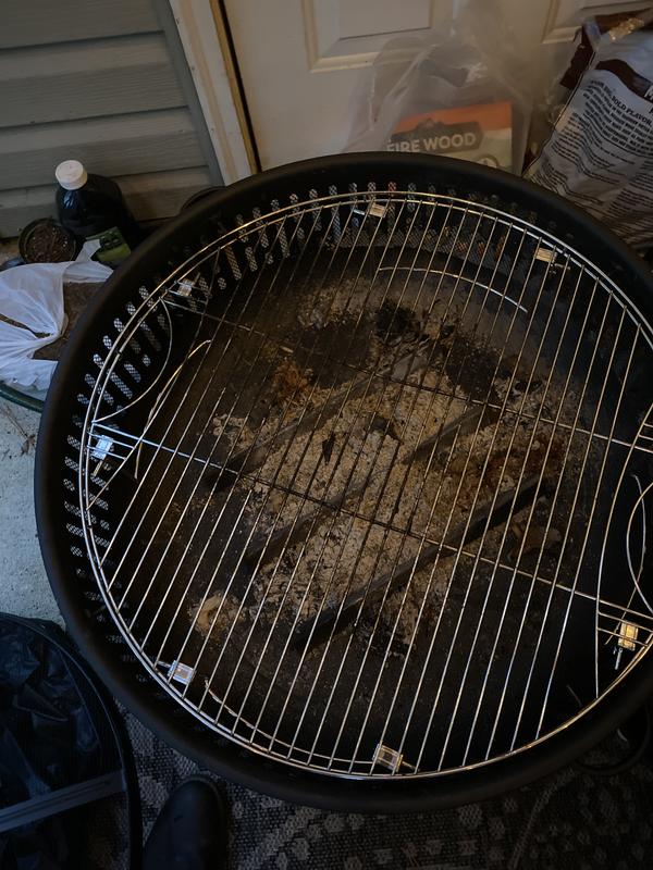 Master Forge 26-in 4.7-lb Silver Steel Fire Pit Cooktop 08600LWSA at ...