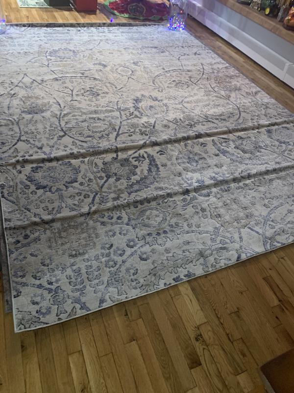 Livabliss Indigo 2 X 3 (ft) Bright Blue Indoor Distressed/Overdyed ...