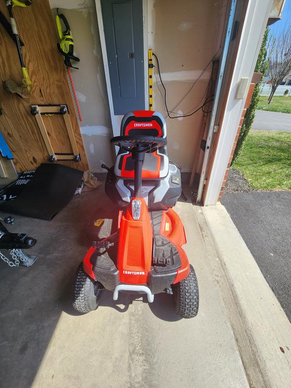 CRAFTSMAN Battery-Powered Mini Riding Mower 30-in 56-volt Lithium Ion ...