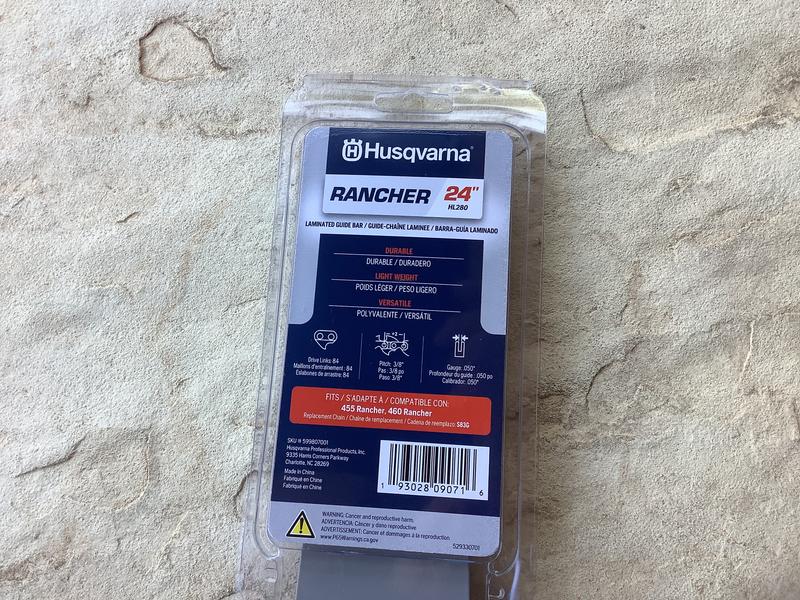 Husqvarna Rancher 24-in Chainsaw Bar 599807001 at Lowes.com