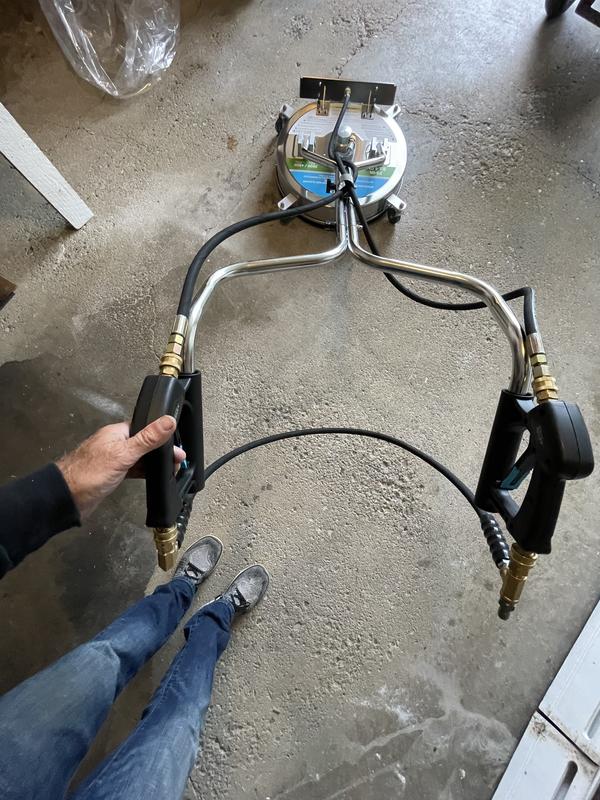SurfaceMaxx Walk-Behind with Water Broom 21-in up to 4500-PSI Rotating ...