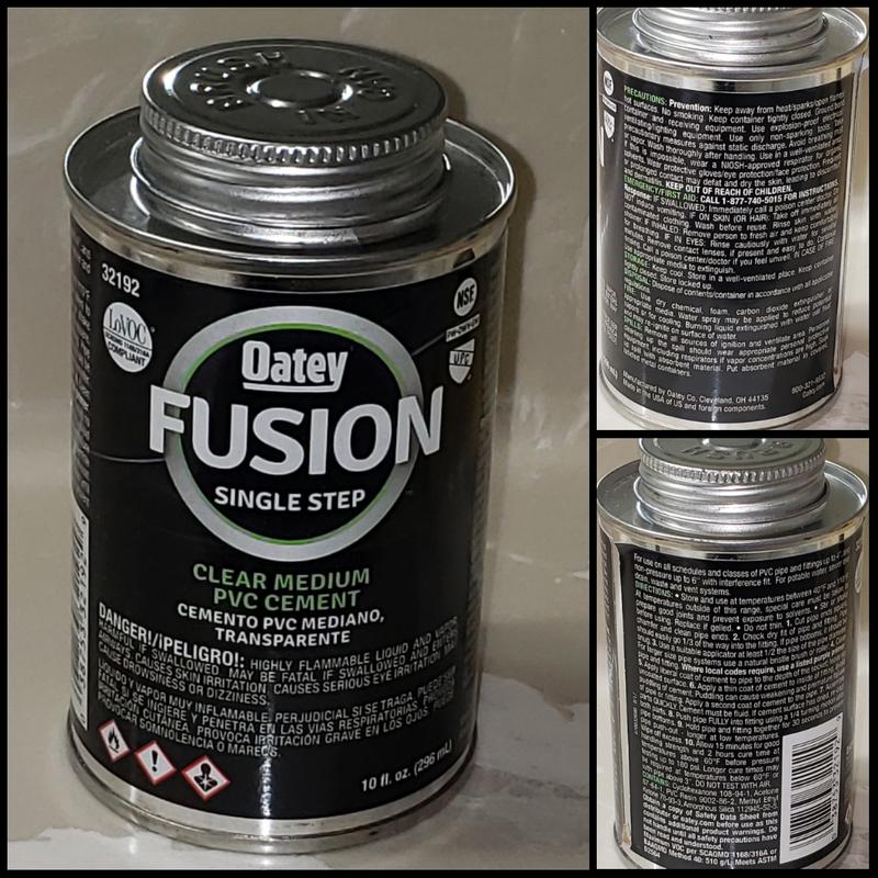 Oatey Fusion One-Step 10-fl oz Clear PVC Cement and Primer 32192L at ...