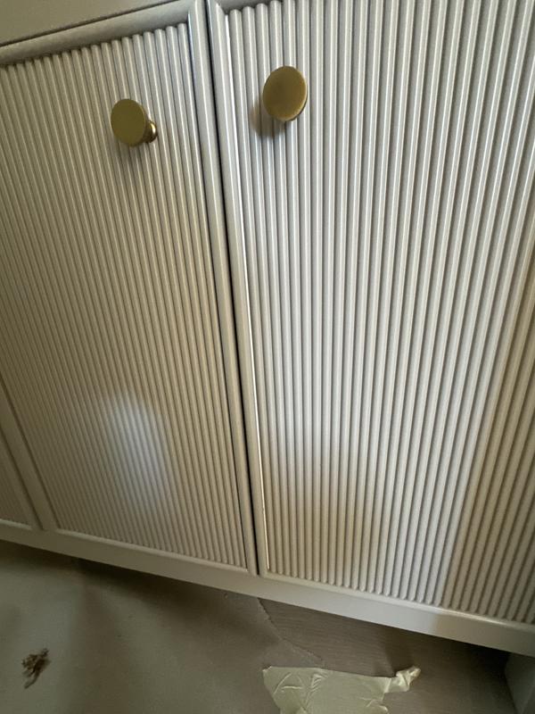 allen + roth Sandbanks 60-in Greige Undermount Double Sink Bathroom ...