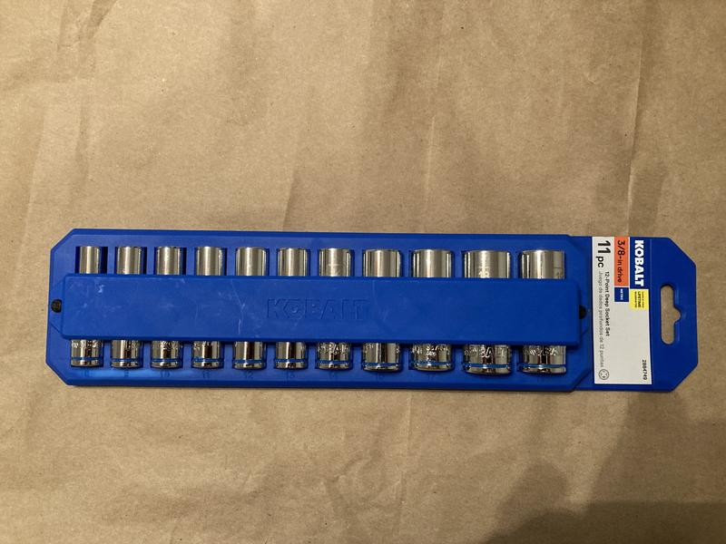 Kobalt 3/8-in Drive Standard (SAE) Deep Socket Set (11-Pieces) 81717 at ...
