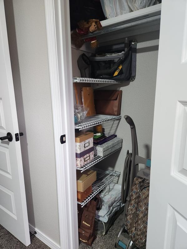 ClosetMaid 84-in White Adjustable Height Shelving Upright Standard ...