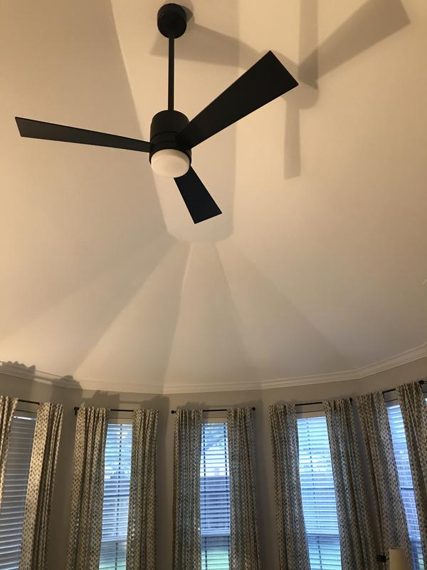 Fanimation Studio Collection All-Weather Pylon 48-in Silver Integrated ...