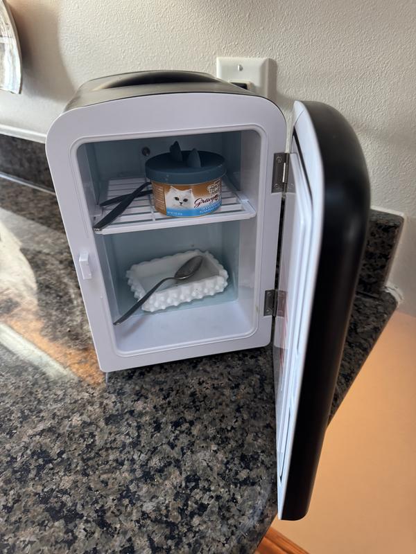 COWSAR 0.14-cu ft Mini Fridge ( Black ) in the Mini Fridges department ...