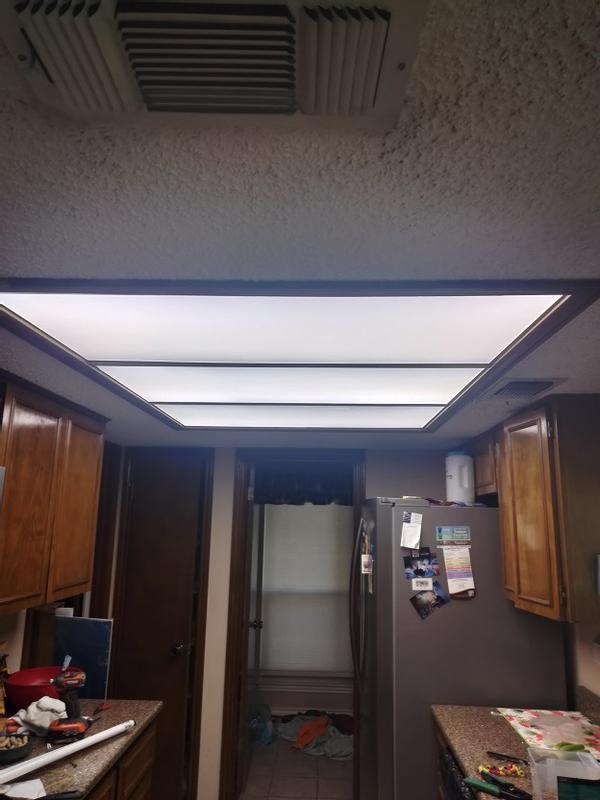 WYZM 4-Pack 4-ft x 2-ft Adjustable Daylight LED Panel Light PL-4X2-4PCS ...