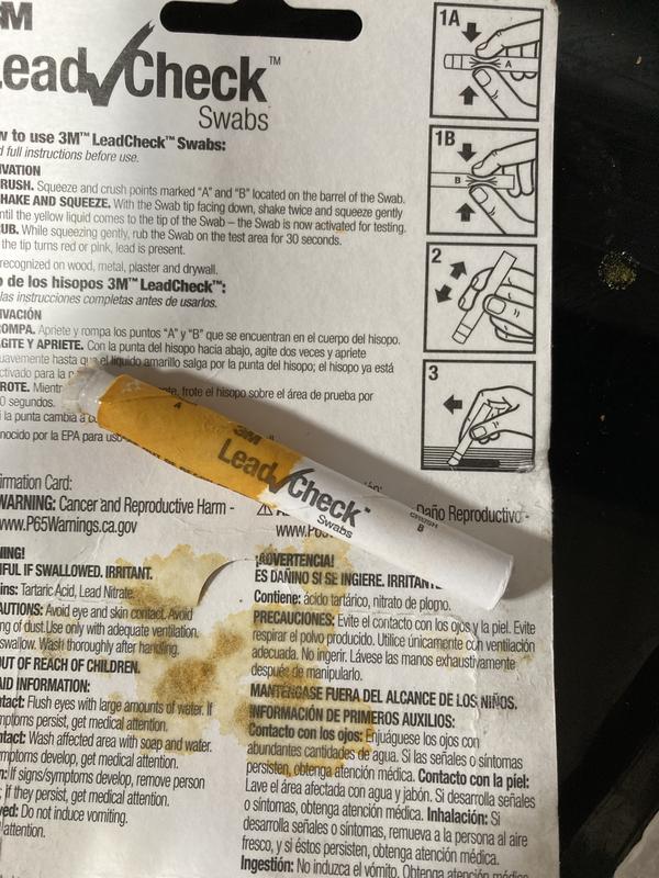 3M Lead Check Swab Disposable Lead Test Kit