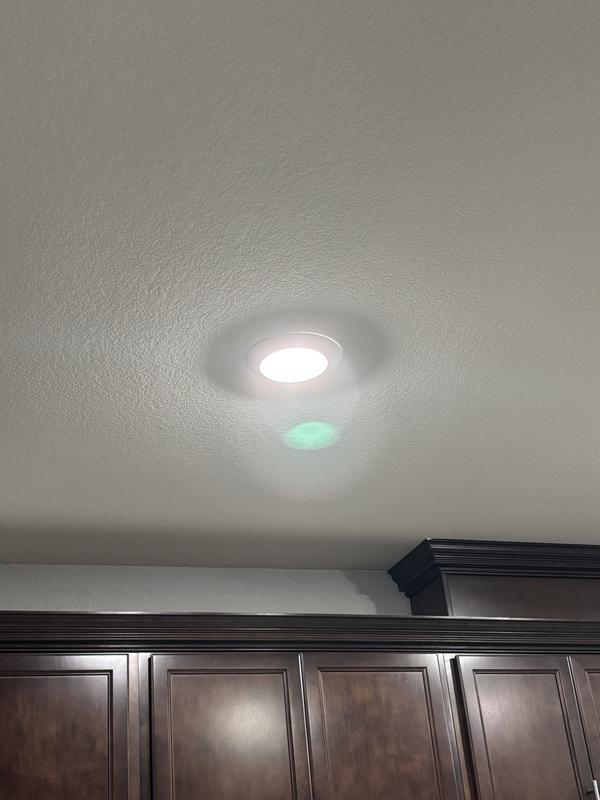 Generation Lighting Traverse White 6-in 850-Lumen Switchable White ...