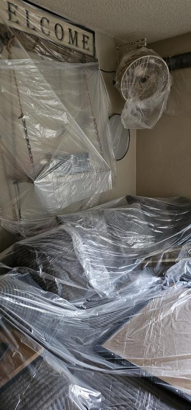Shop Project Source (4-Pack) 12-ft x 400-ft Clear 0.5-mil Light-duty ...