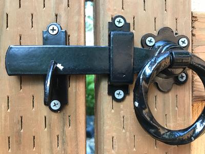 Gatemate 6-in Black Gate Latch at Lowes.com