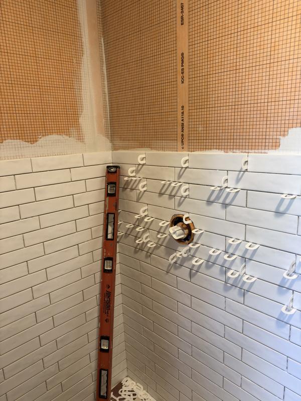 Daltile Core Crafted True White 12-in x 12-in Glossy Ceramic Brick look ...
