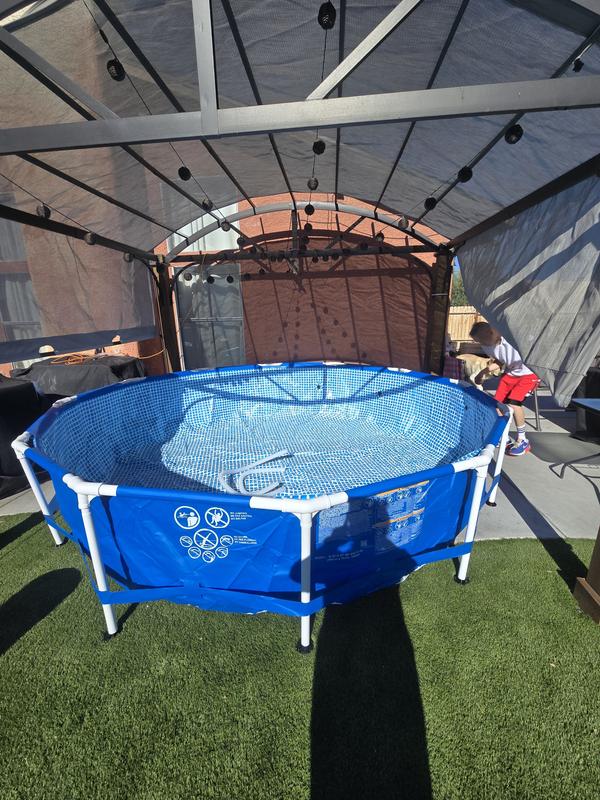Intex Above Ground Pools 12-ft x 12-ft x 30-in Metal Frame Oval Above ...