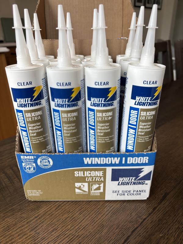White Lightning Window and Door 12-Pack 10-oz Window and Door Bronze ...