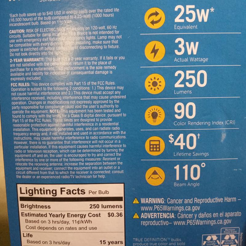 Utilitech Led light bulb 25 -Watt EQ R14 Daylight E26 Dimmable LED Spot ...