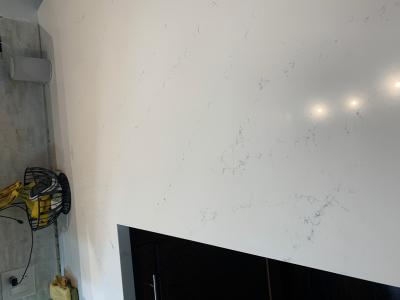 allen + roth Alluring Quartz White Kitchen Countertop SAMPLE (4-in x 4 ...