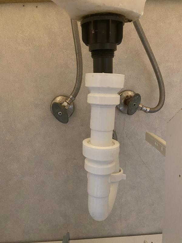 Shop allen + roth Harlow Matte Black 2-handle centerset Faucet & Bath ...
