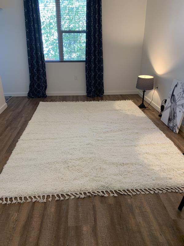 JONATHAN Y MERCER SHAG Plush Tassel 2 x 8 (ft) Loomed Polypropylene ...