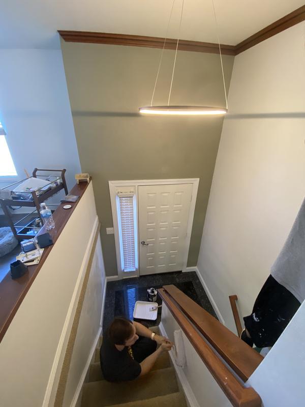 JONATHAN Y Brice 23.75" Metal Minimalist Circular 1 -Light Chrome ...