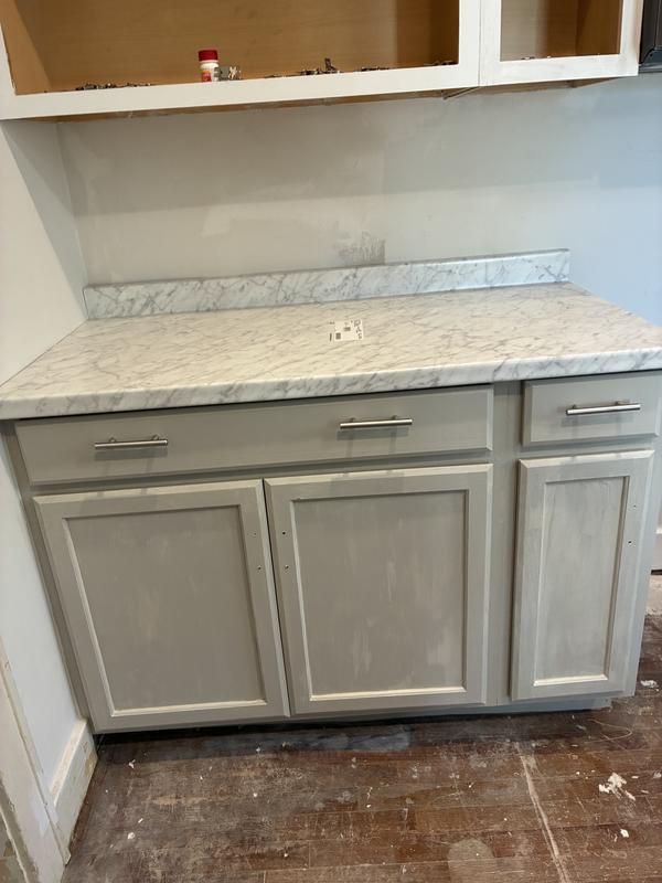Fasade 0.5-in W x 47-in L Batique Cream PVC Edge Trim Kit Tile Edge ...