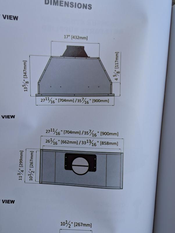 VIKIO 28-in Ductless 900-CFM Stainless Steel Insert Under Cabinet Range ...