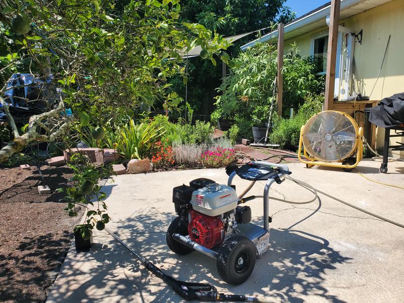 SIMPSON Pro Series with Honda GX200 Engine 3600-PSI 2.5-GPM Cold Water ...