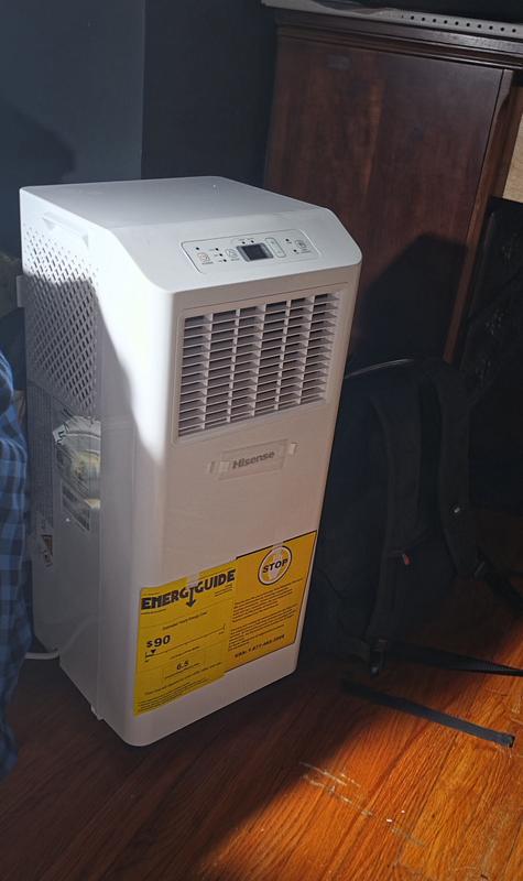 Hisense 6000 BTU (DOE) 115 Vented Small Room Portable Air Conditioner ...