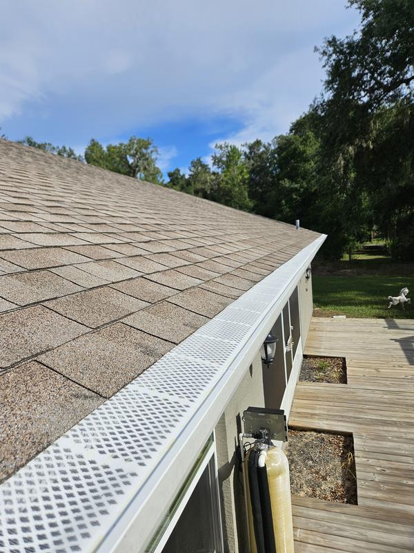 Amerimax Snap-In Gutter Filter PVC K style 6.5-in x 3.0-ft Gutter guard ...