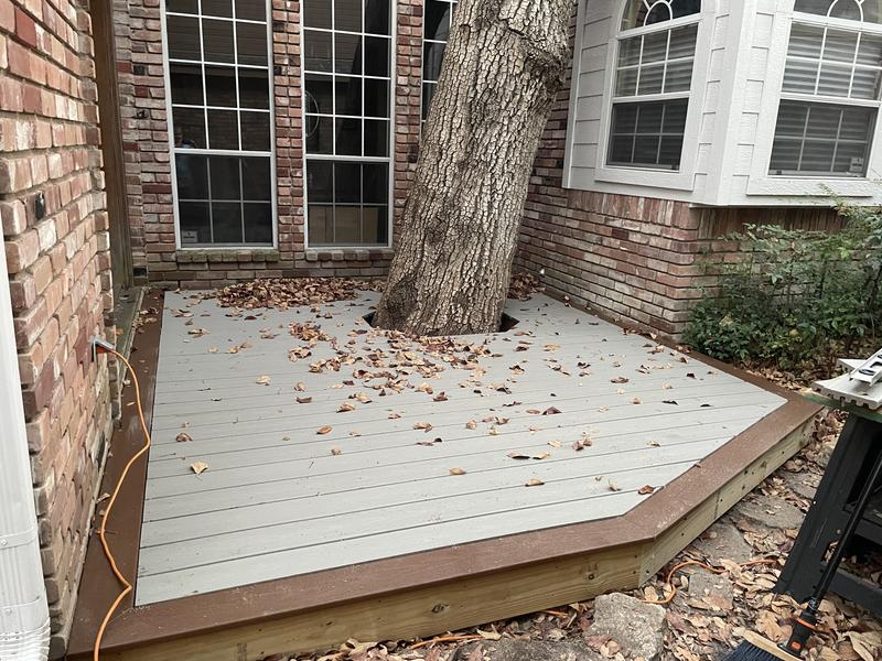 Trex Enhance Basics 1-in x 6-in x 20-ft Tide Pool Square Composite Deck ...