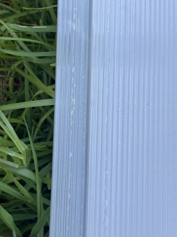 AmeriLux International MultiLite 4-ft x 8-ft Ribbed Clear Polycarbonate ...