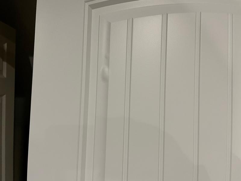 Masonite Cheyenne 36-in x 80-in White 2-panel Smooth Solid core ...
