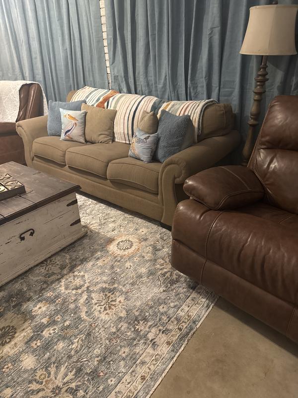 allen + roth with STAINMASTER Sapphire Petals 2 X 4 (ft) Blue Indoor ...