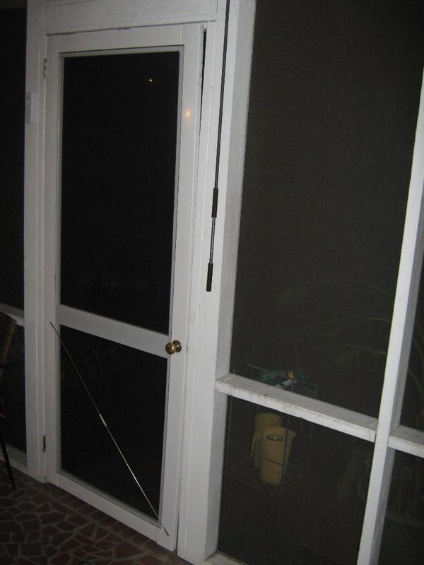 Screen Tight Vinylcraft Universal reversible Hinged Screen door 36-in x ...