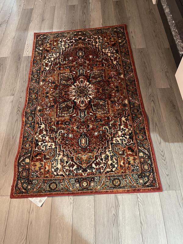 allen + roth with STAINMASTER Jezebel Performance 3 x 5 (ft) Loomed ...