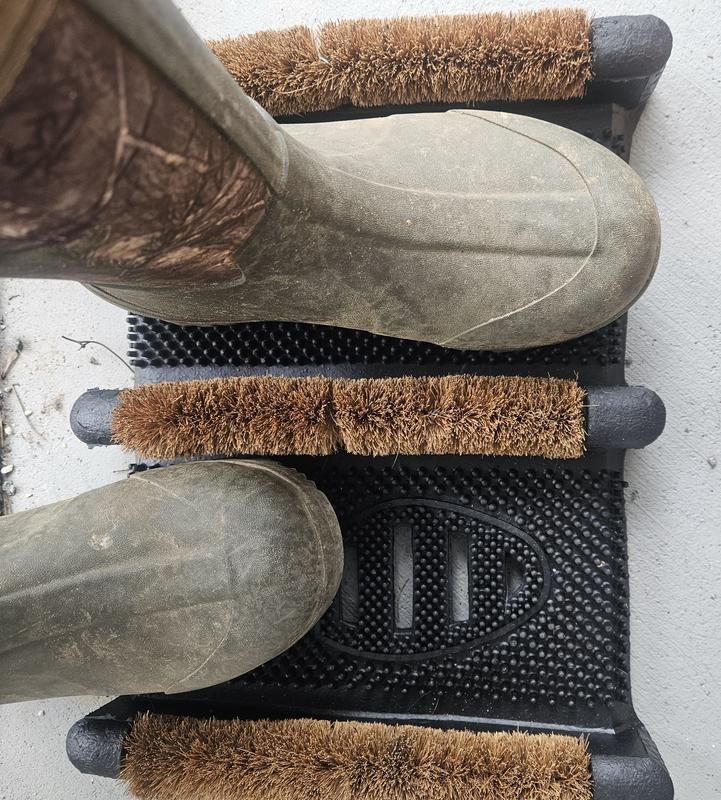 Rubber-Cal 1-ft x 2-ft Brown Coir Rectangular Indoor or Outdoor Home ...