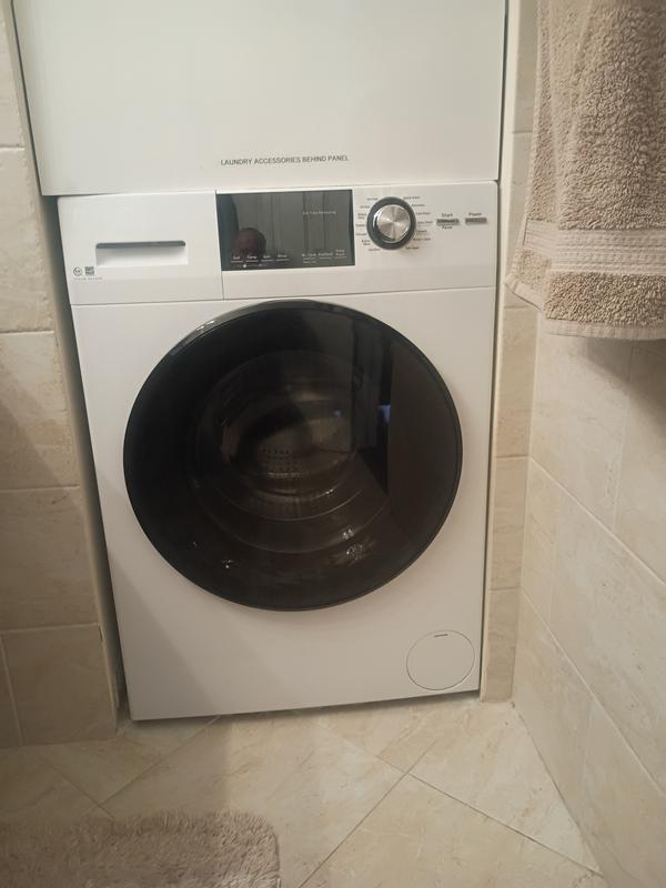 Shop GE 2.4-cu ft Steam Cycle Stackable Front-Load Washer & Vented ...